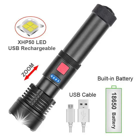 ᐉ Фонарик ручной XBalog X72/P90 с масштабируемым светом (9d509a63 ...