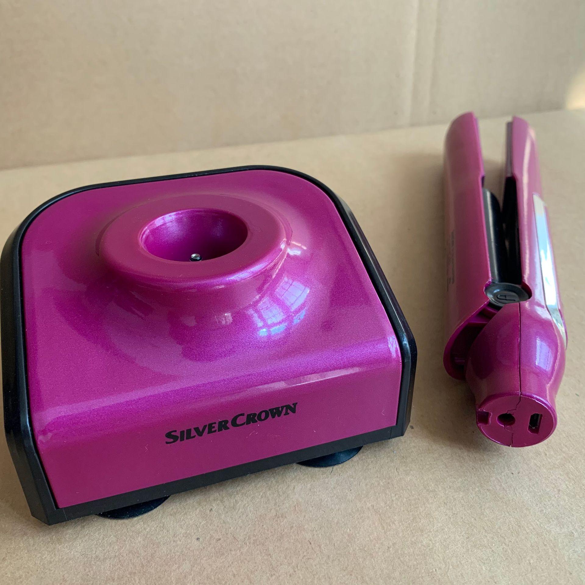ᐉ Беспроводной утюжок для волос Silver Crown Wireless Iron • Купить в ...