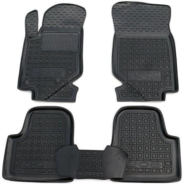 ᐉ Коврики автомобильные для Peugeot 208 2019 полиуретановые 5 шт.