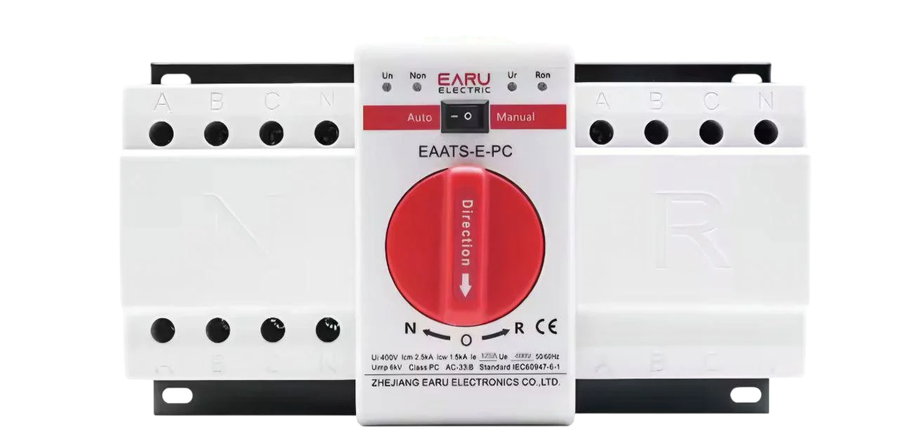 ᐉ Автомат переключатель ввода резерва EARU 3-х фазный 4-х полюсный АВР ...