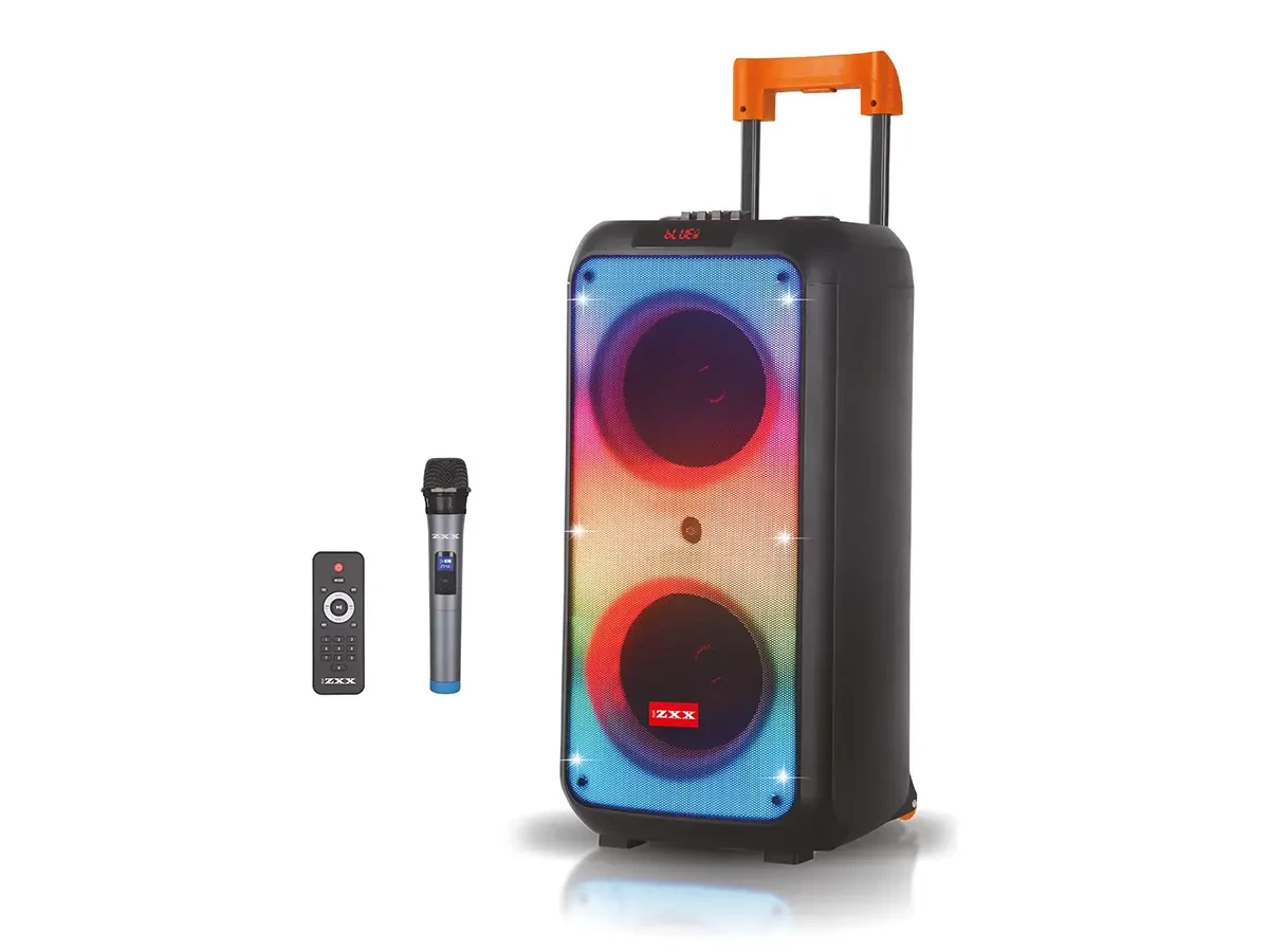 ᐉ Акустична система ZXX-1095 з одним мікрофоном Bluetooth/FM-радіо/LED ...