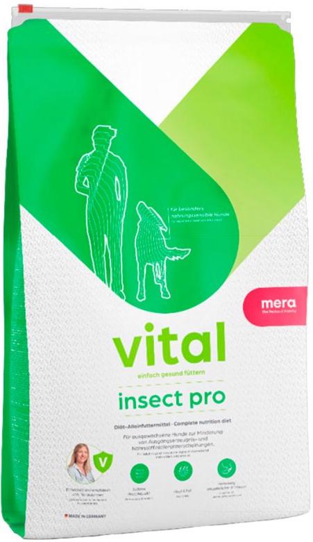 ᐉ Корм сухий дієтичний MERA Vital Insect Pro для собак з алергією та ...