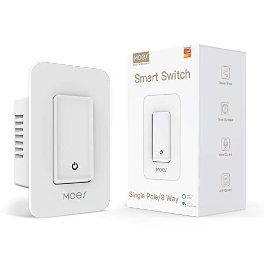 ᐉ Интеллектуальный коммутатор Wi-Fi MOES совместимый с Alexa и Google ...