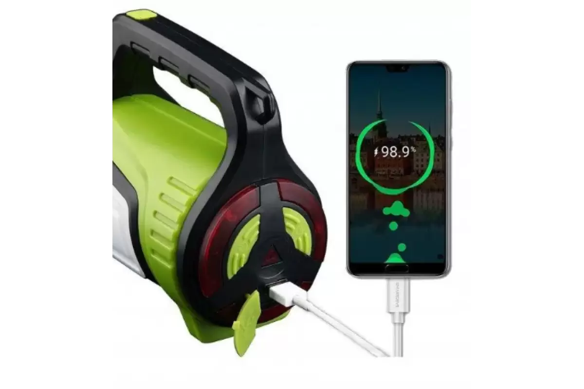 ᐉ Ліхтар акумуляторний JS-881B LED з Powerbank Зелений (15425350 ...