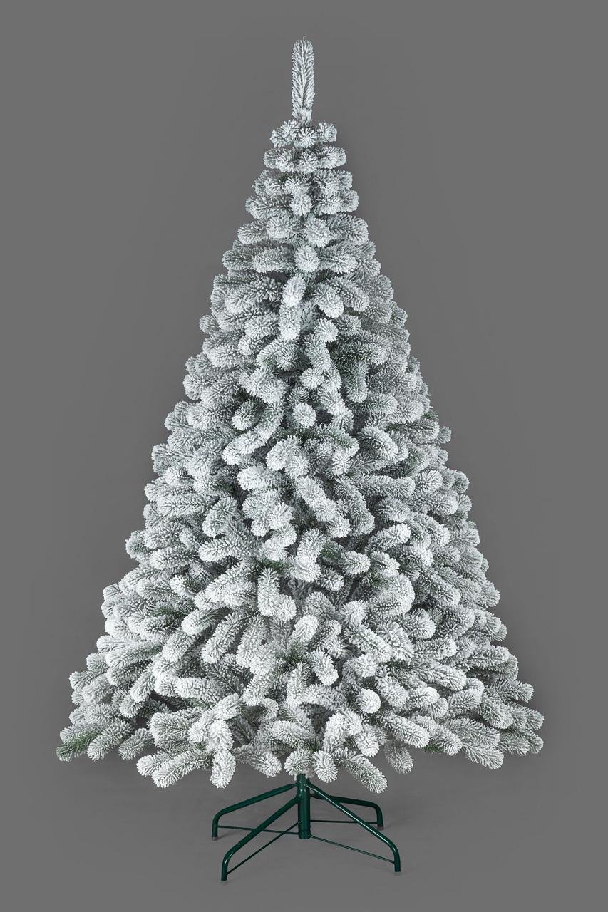 ᐉ Ялинка Президентська засніжена лита штучна 1 8 м Yps368 • Краща ціна в Києві Україні