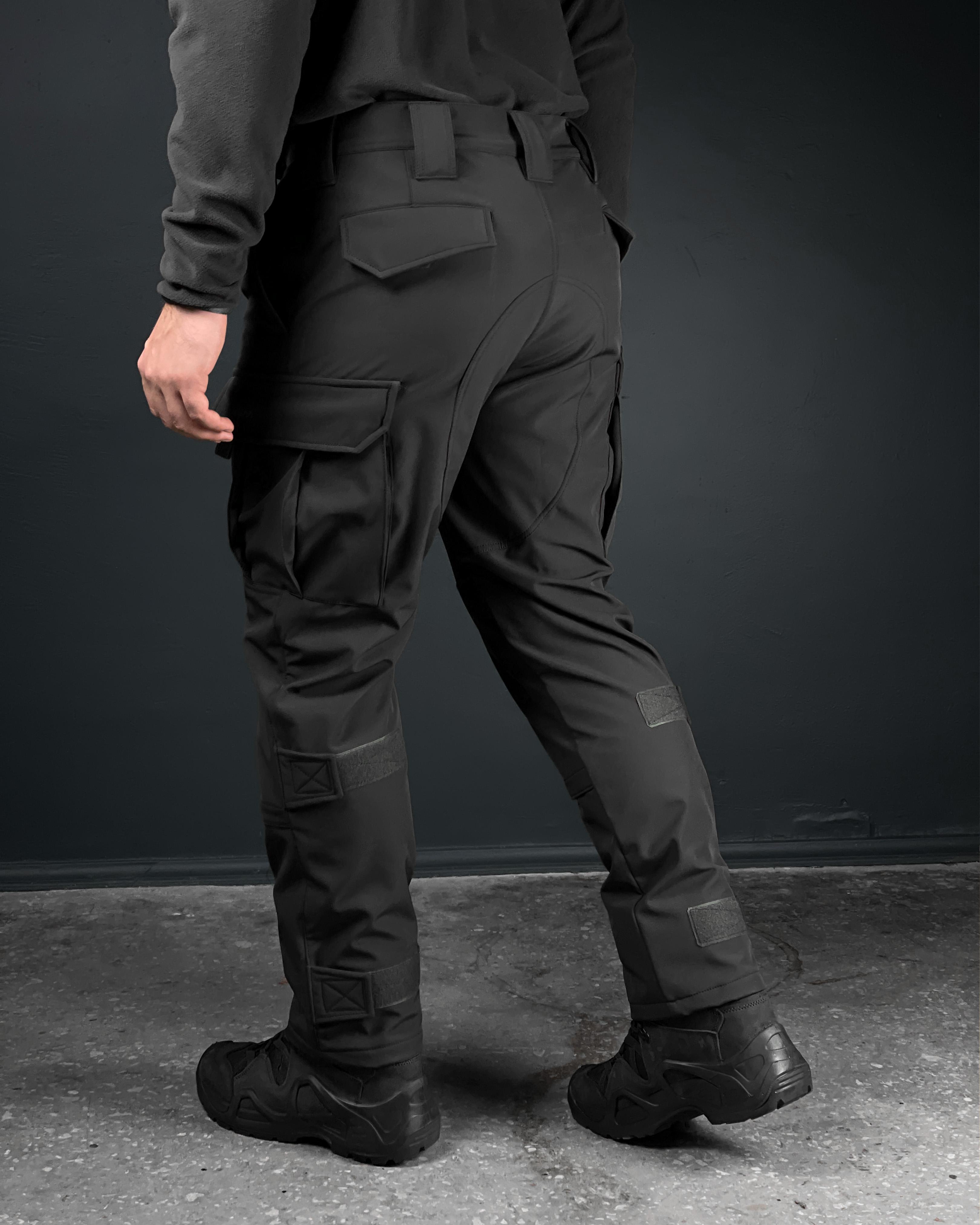 ᐉ Штани військові чоловічі COOPERR Soft Shell Combat Plus L Чорний (SHT-14.2.L) • Краща ціна в ...