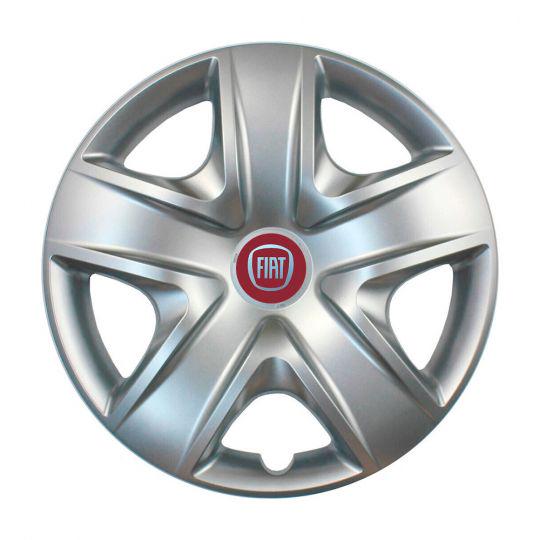 ᐉ Автомобильные колпаки SKS 500 R17 с логотипом Fiat 4 шт. Серебристый