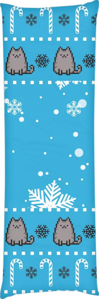 ᐉ Подушка дакімакура Котик Вжух 40x100 см (13545896) • Краща ціна в ...