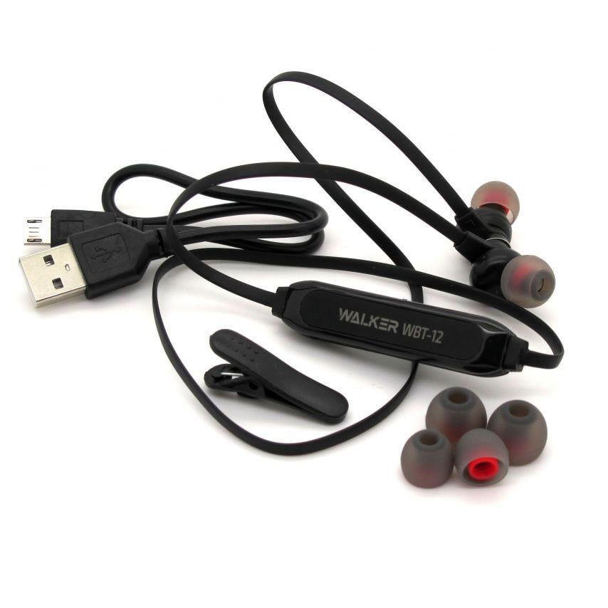 ᐉ Наушники Walker WBT-12 sport Bluetooth Black