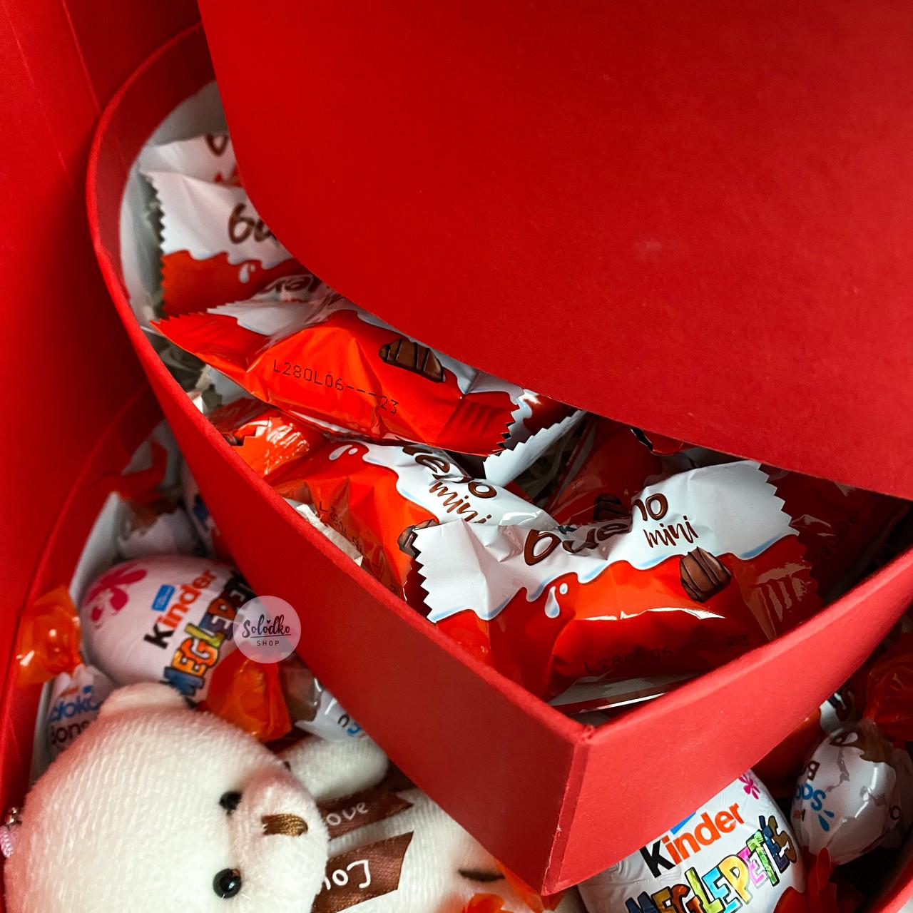 ᐉ Подарок премиум с розами/сладостями/мишкой (E204) • Купить в Киеве, Украине • Лучшая цена в ...