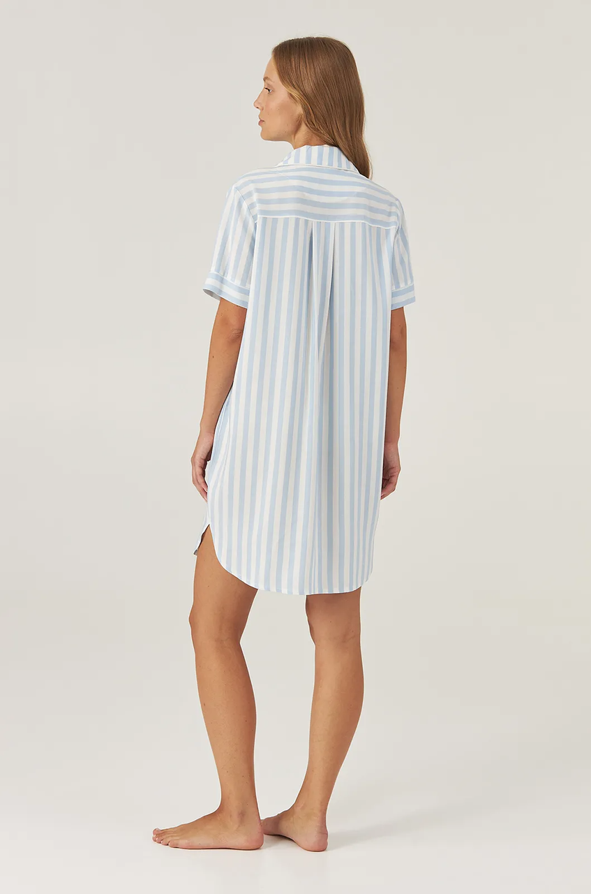 ᐉ Нічна сорочка жіноча Ellen 126/02/03 LIME CREAM L Блакитний (126/02 ...