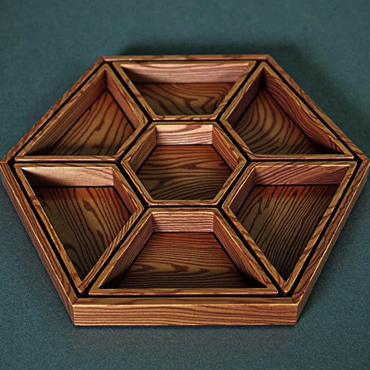 ᐉ Менажниця з дерева Нітера Мербау (МЕН-010225) • Краща ціна в Києві, Україні • Купити в Епіцентр