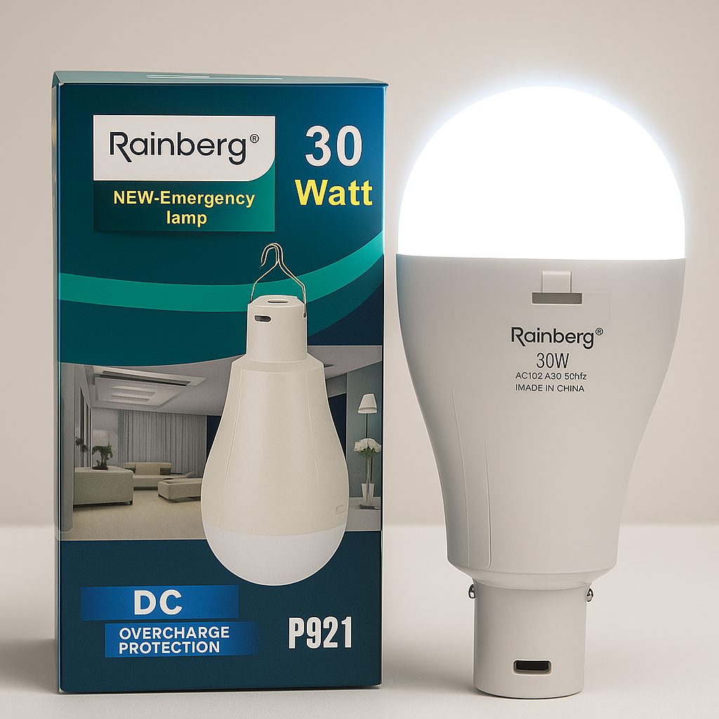 ᐉ Лампа Rainberg P921 LED 30W 2х18650 USB/SOS з акумулятором Холодне ...