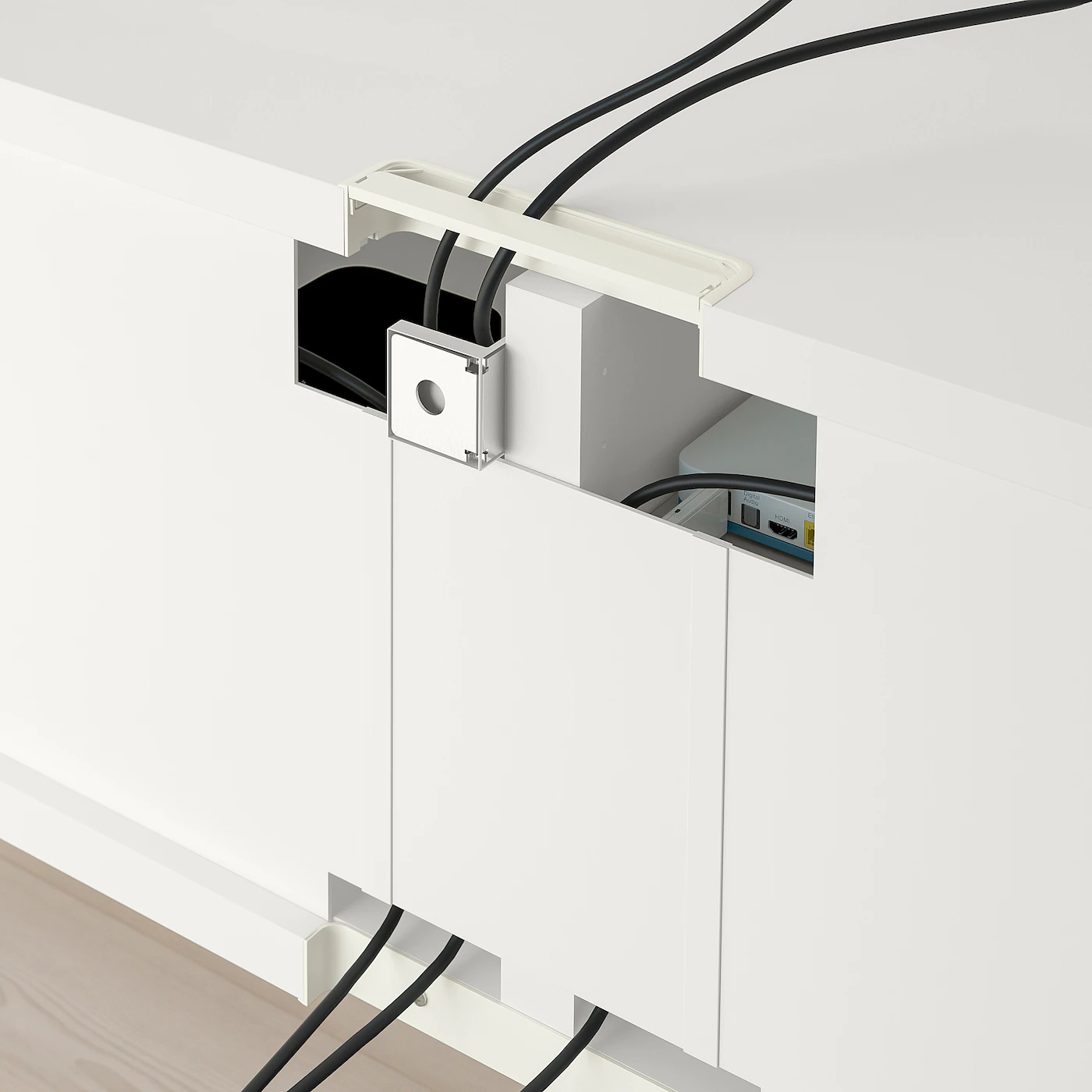 ᐉ Тумба под телевизор IKEA Besta Vasterviken/Stubbarp 240х42х230 см ...