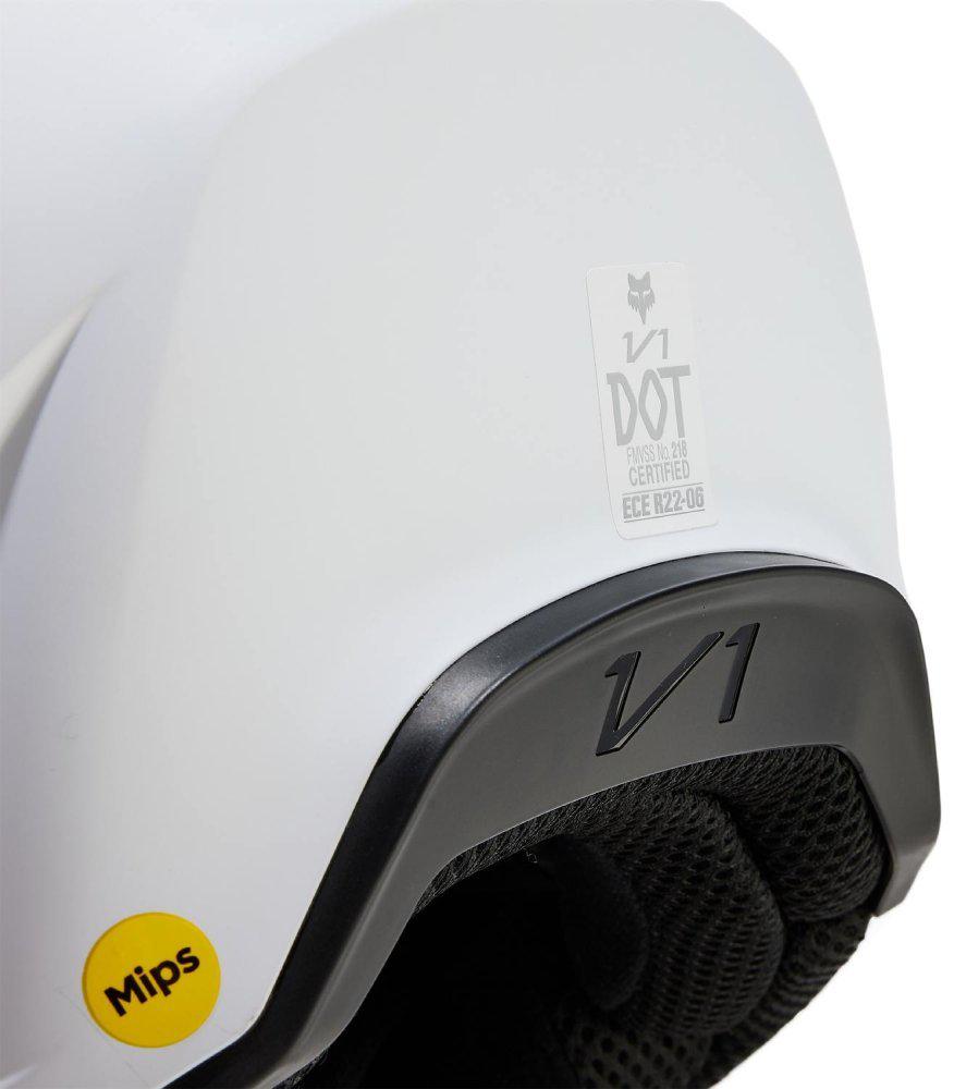 ᐉ Мотошлем Fox V1 HELMET SOLID L Matte White (46233) • Купить в Киеве ...