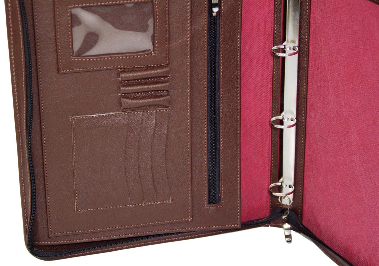 ᐉ Папка для документов из кожи Portfolio Port1003 Коричневый • Купить в ...