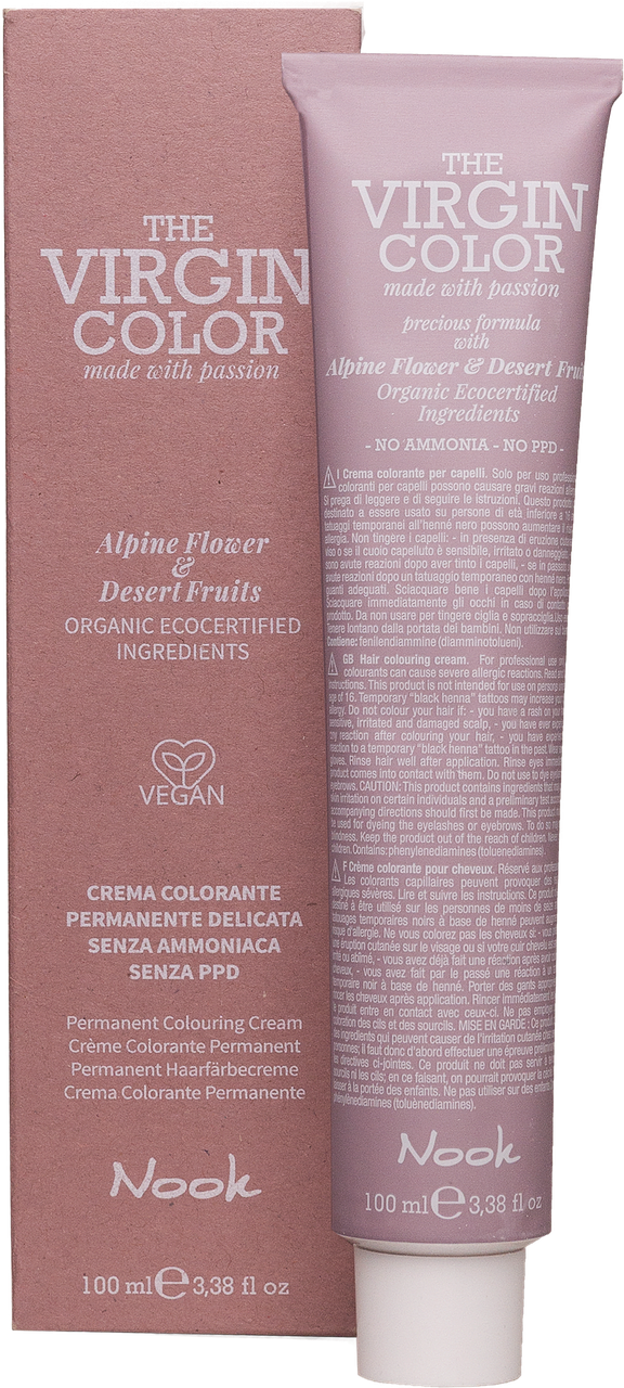 ᐉ Крем-краска для волос Nook Cosmetics The VIRGIN COLOR безаммиачная ...