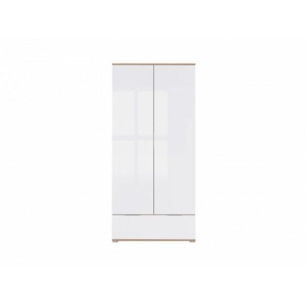 ᐉ Шкаф для отеля Gerbor Злата SZF2D1S двухдверный 905х565х1200 мм Дуб тахо/Белый (5414) • Купить ...