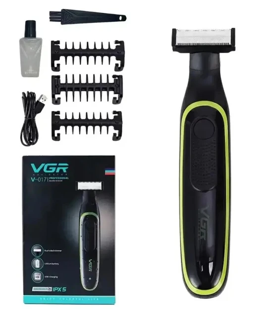 ᐉ Бритва-триммер VGR V-017/ 9572 для стрижки бороды и усов USB • Купить в Киеве, Украине ...