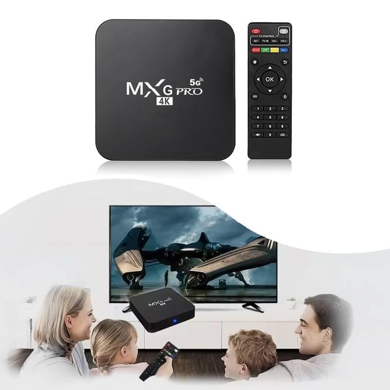 ᐉ Смарт-ТВ приставка Android TV Box MXQ 4K Pro 5G 4/64 ГБ Wi-Fi 4K з пультом • Краща ціна в ...