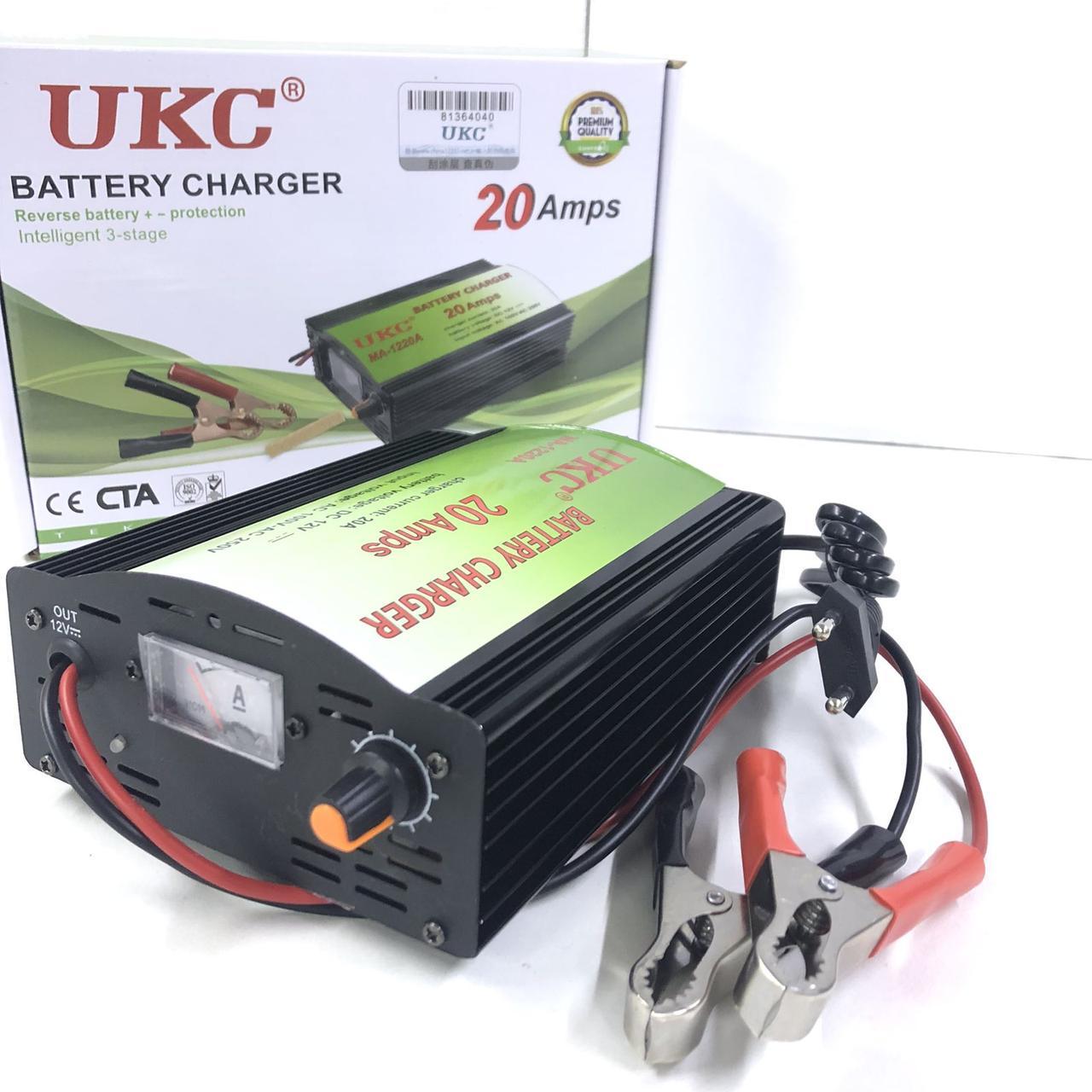 ᐉ Зарядное устройство для аккумуляторов UKC 12V 220V 20A с встроенным амперметром • Купить в ...