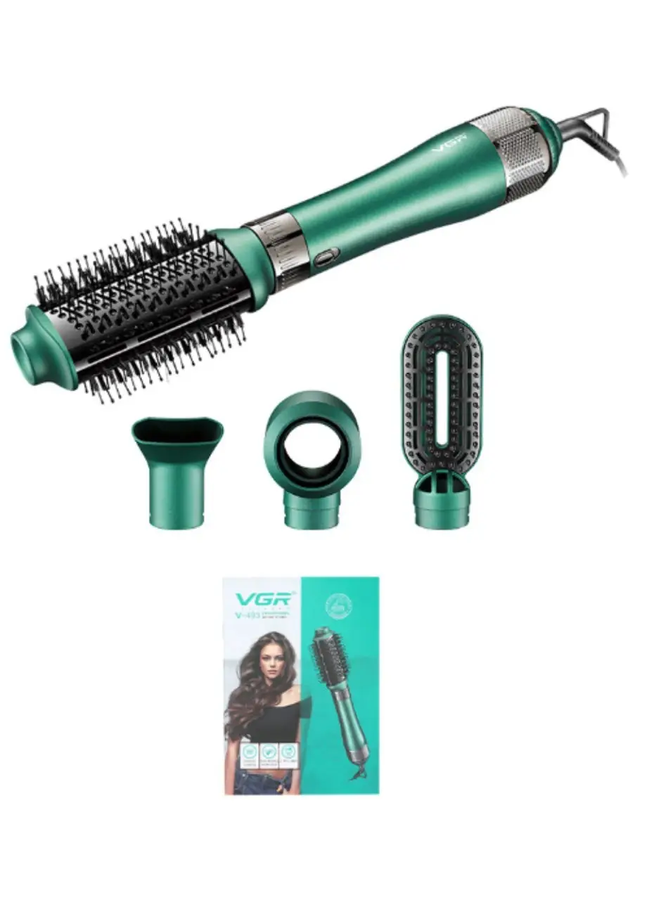 ᐉ Фен-щітка для волосся професійний VGR V-493 4в1 (16274) • Краща ціна в Києві, Україні • Купити ...