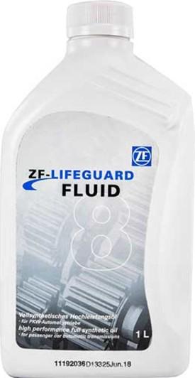 ᐉ Масло трансмиссионное ZF Lifeguardfluid 8 1 л (1045),(500597956)