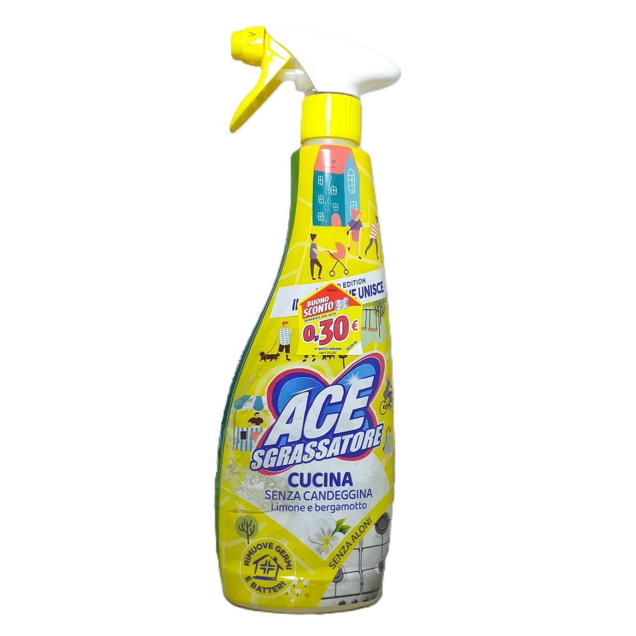 ᐉ Мийний засіб для кухні ACE Sgrassatore Cucina Лимон та бергамот 750 ...