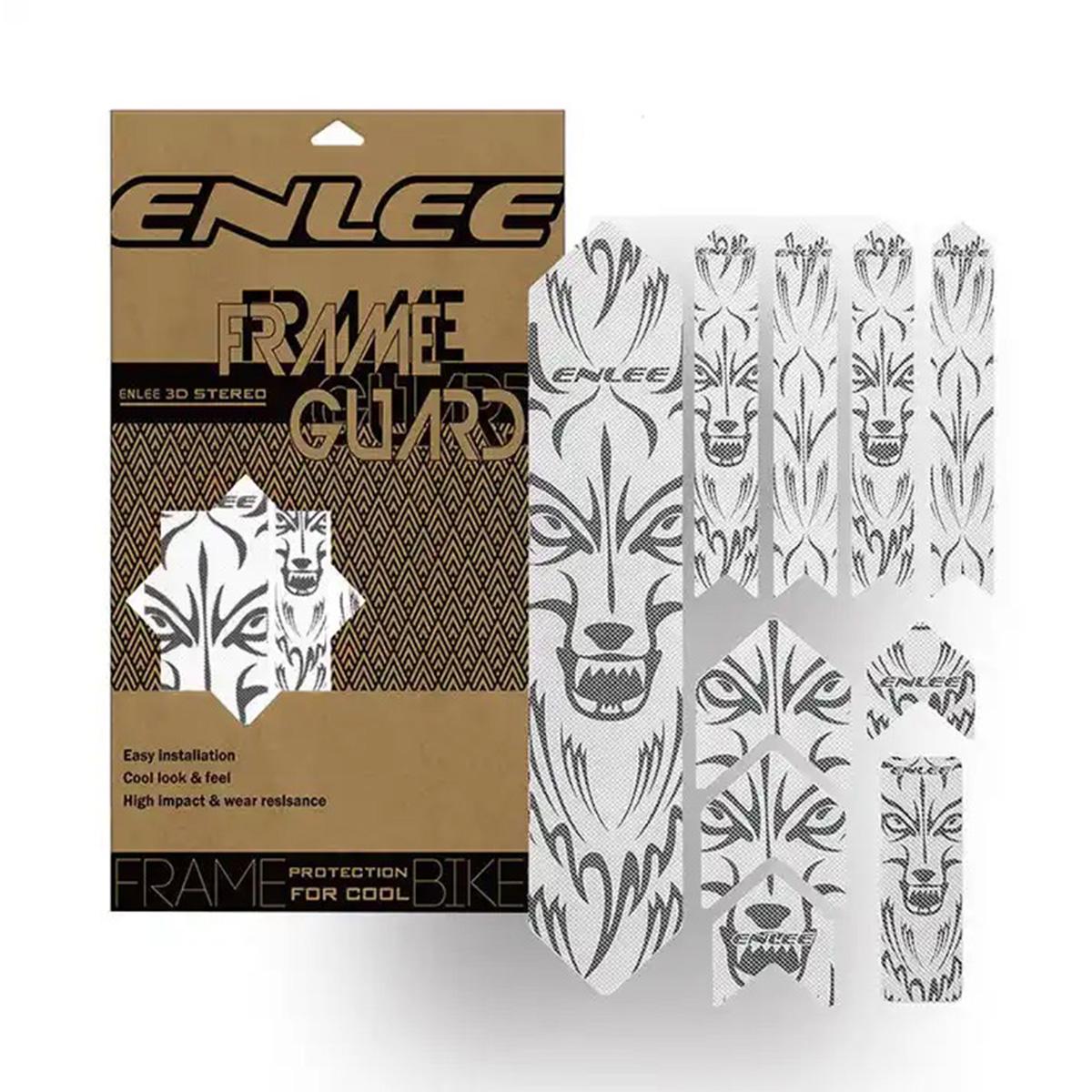 ᐉ Наліпки захисні 3D на раму велосипеда Enlee Guard FG-10 стиль 4 (EN ...