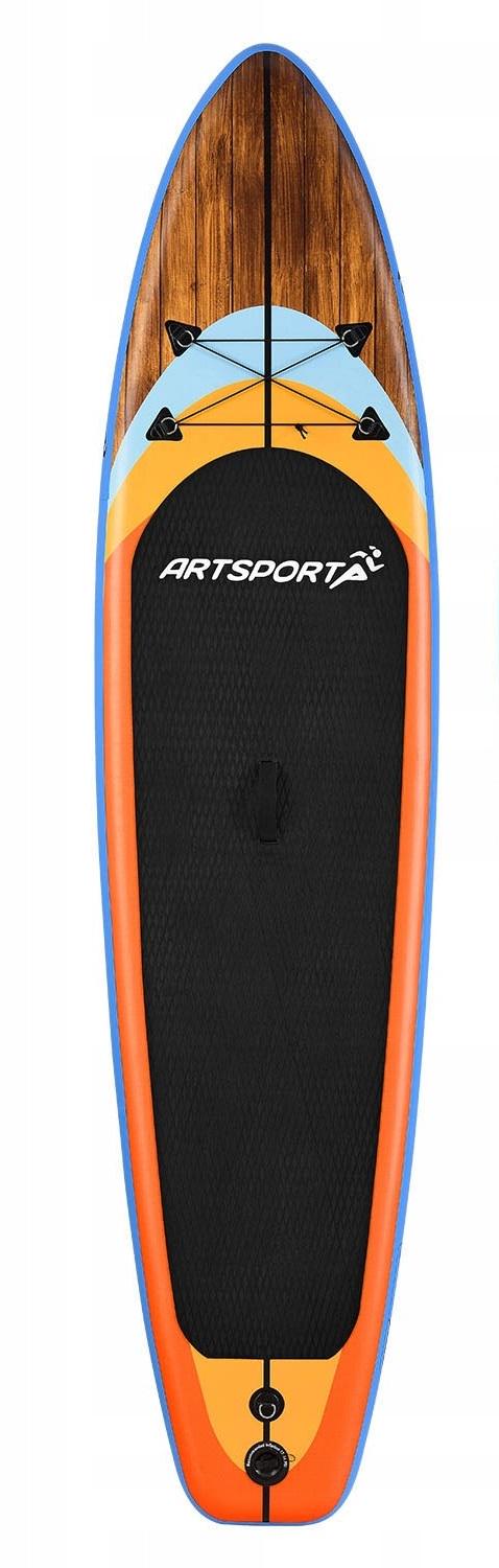 ᐉ Дошка надувна Sup Artsport Wood Pabble Board 320х76,5х15 см • Краща ...