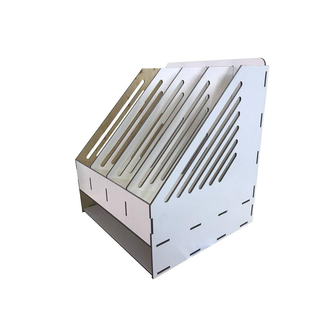 ᐉ Органайзер для папок PureWoodDecor 26х31,7х27,4 см Білий (а220 ...