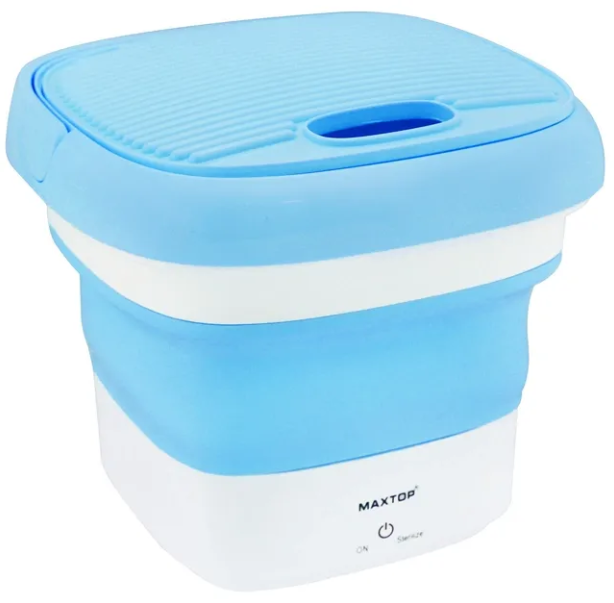 ᐉ Стиральная машина портативная силиконовая мини Maxtop MP 2690 Голубой ...