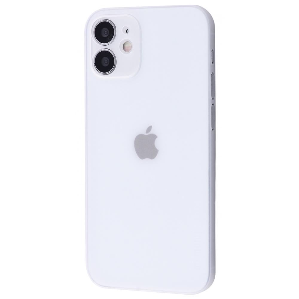 ᐉ Чехол Memumi Ultra Slim Case (PC) iPhone 12 mini white Белый