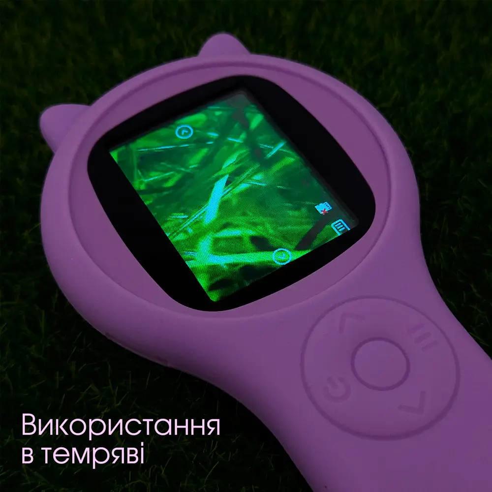 ᐉ Мікроскоп дитячий з підсвіткою та функцією фото/відео Фіолетовий ...