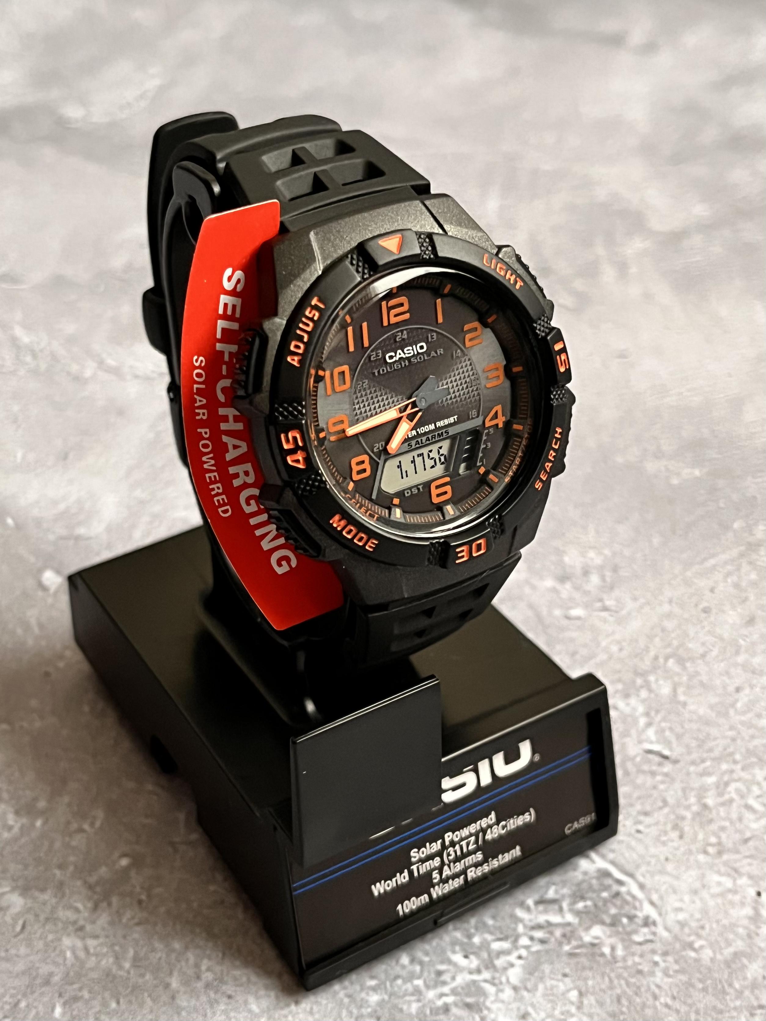 ᐉ Часы мужские Casio AQ-S800W-1B2VCF (020) • Купить в Киеве, Украине ...