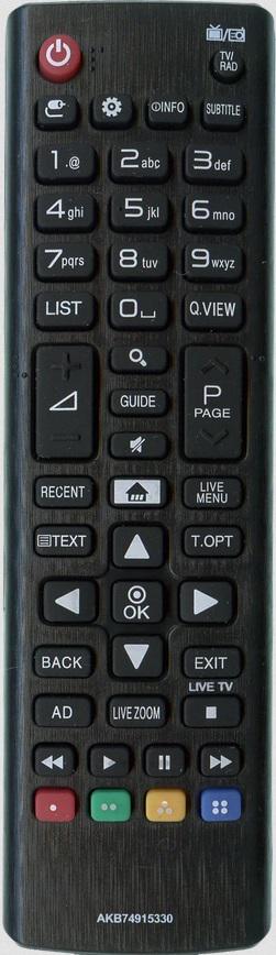 ᐉ Пульт для телевизора LG AKB74915330 (3001838)