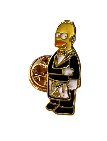 Значок Гомер Сімпсон Масон (VA-Simpson Masonic Pin) • Краща ціна в ...