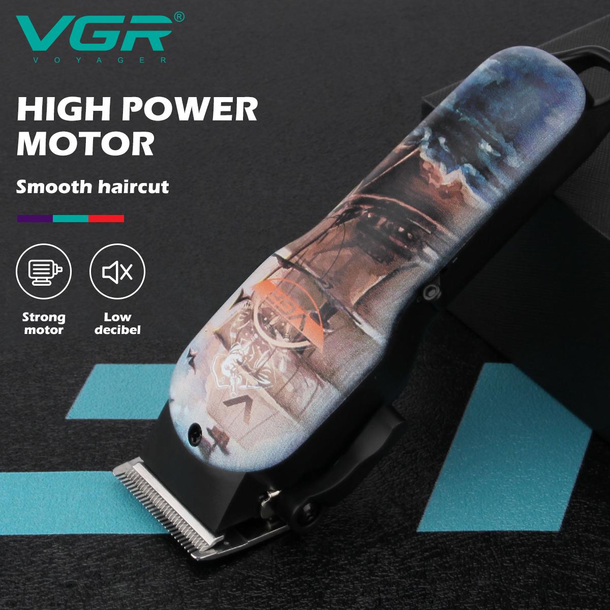 ᐉ Машинка для стрижки акумуляторна VGR V-690 4 насадки 1400 mAh (613670) • Краща ціна в Києві ...