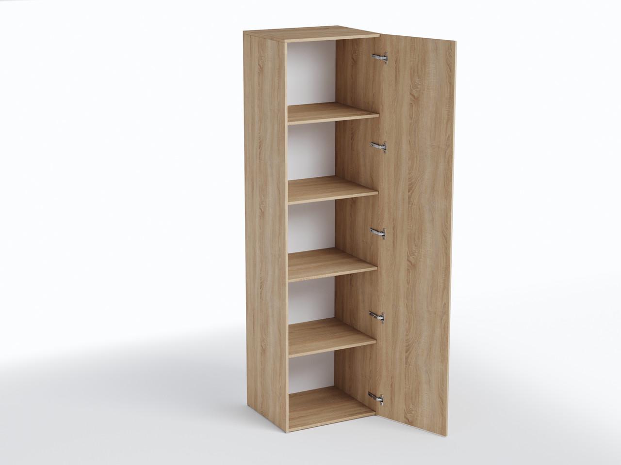 ᐉ Шафа з полицями TS-013 ДСП 600х520х2190 мм Дуб сонома • Краща ціна в Києві, Україні • Купити в ...