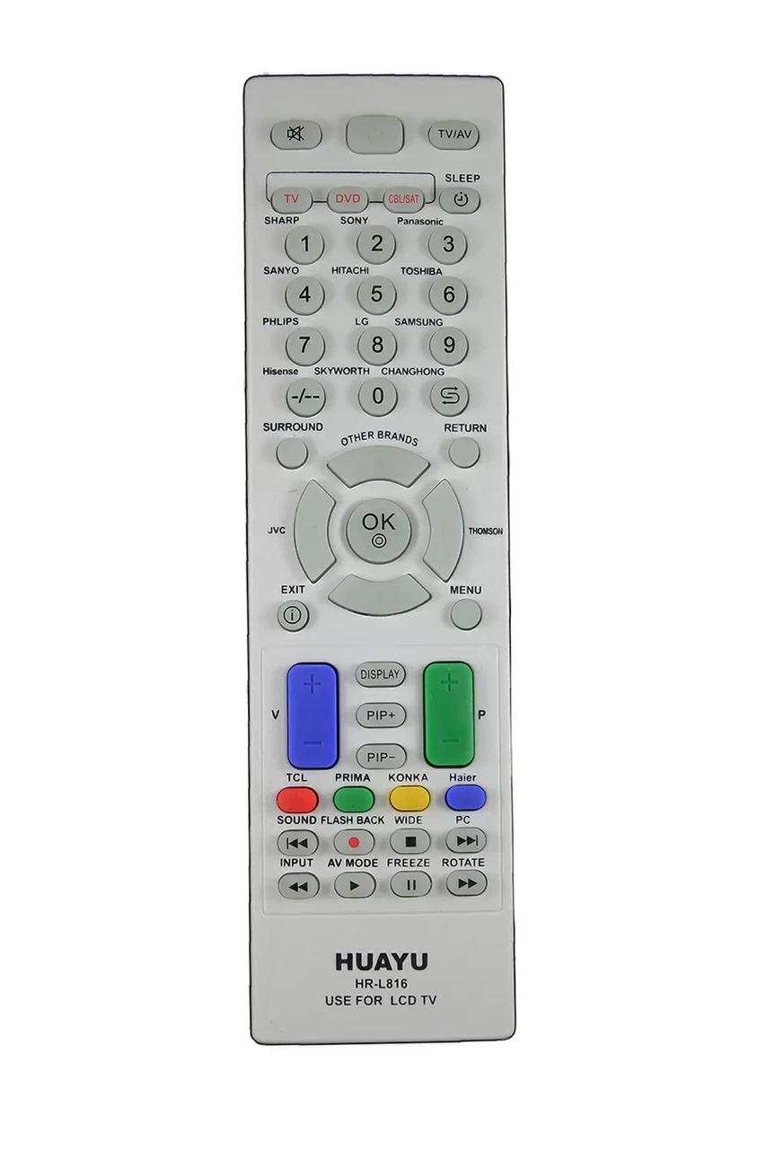 ᐉ Универсальный пульт для телевизора Huayu HR-L816 (2112765289) • Купить в Киеве, Украине ...