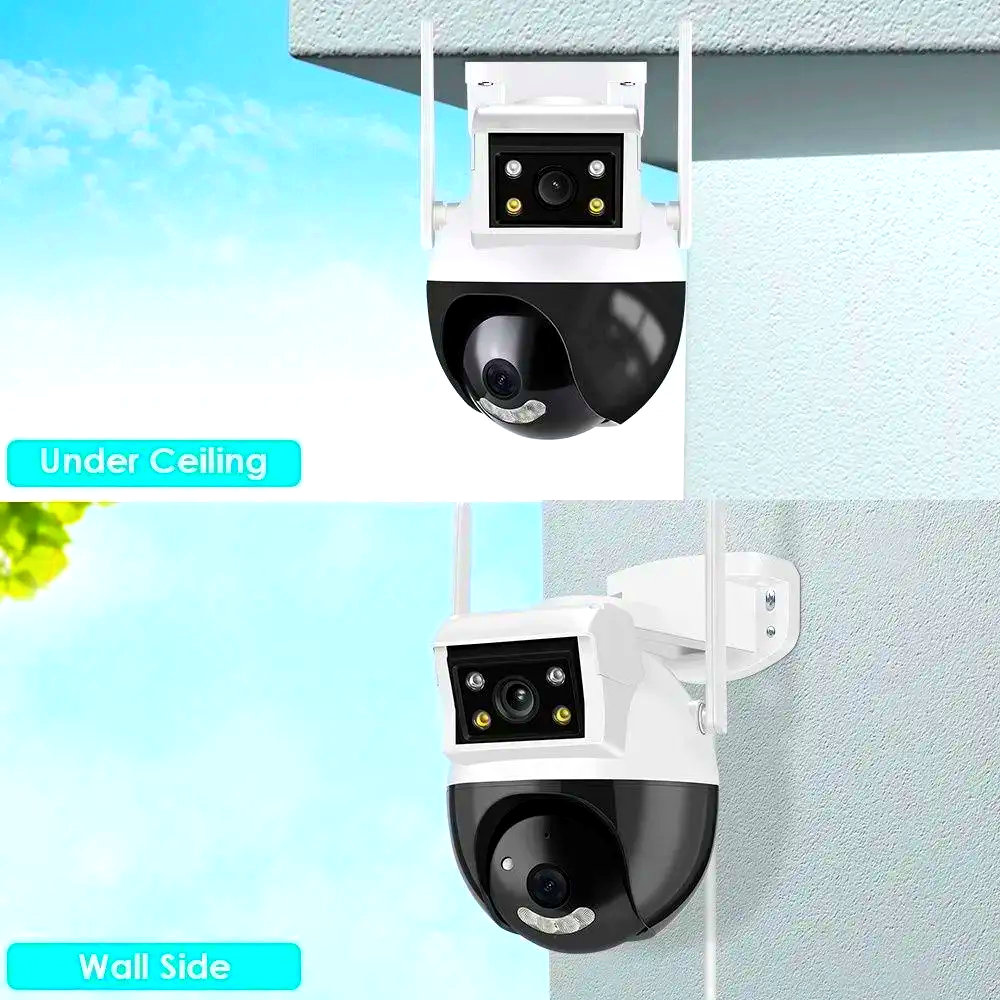 ᐉ Камера видеонаблюдения уличная Ip Wifi 4mpx 4mpx Ip66 Ukc P6 2