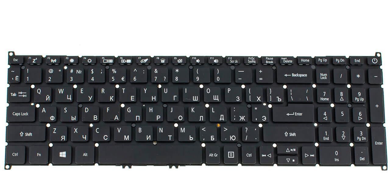 ᐉ Клавиатура для ноутбука Acer Aspire A515-46 подсветка клавиш (101374)