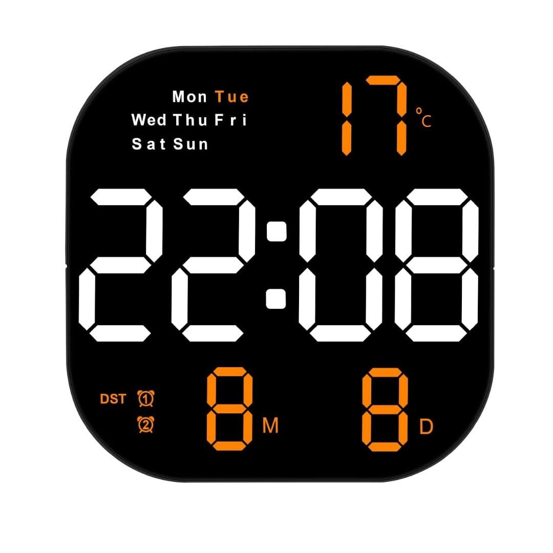 ᐉ Часы настенные Mids электронные с дистанционным управлением (NS-633R)