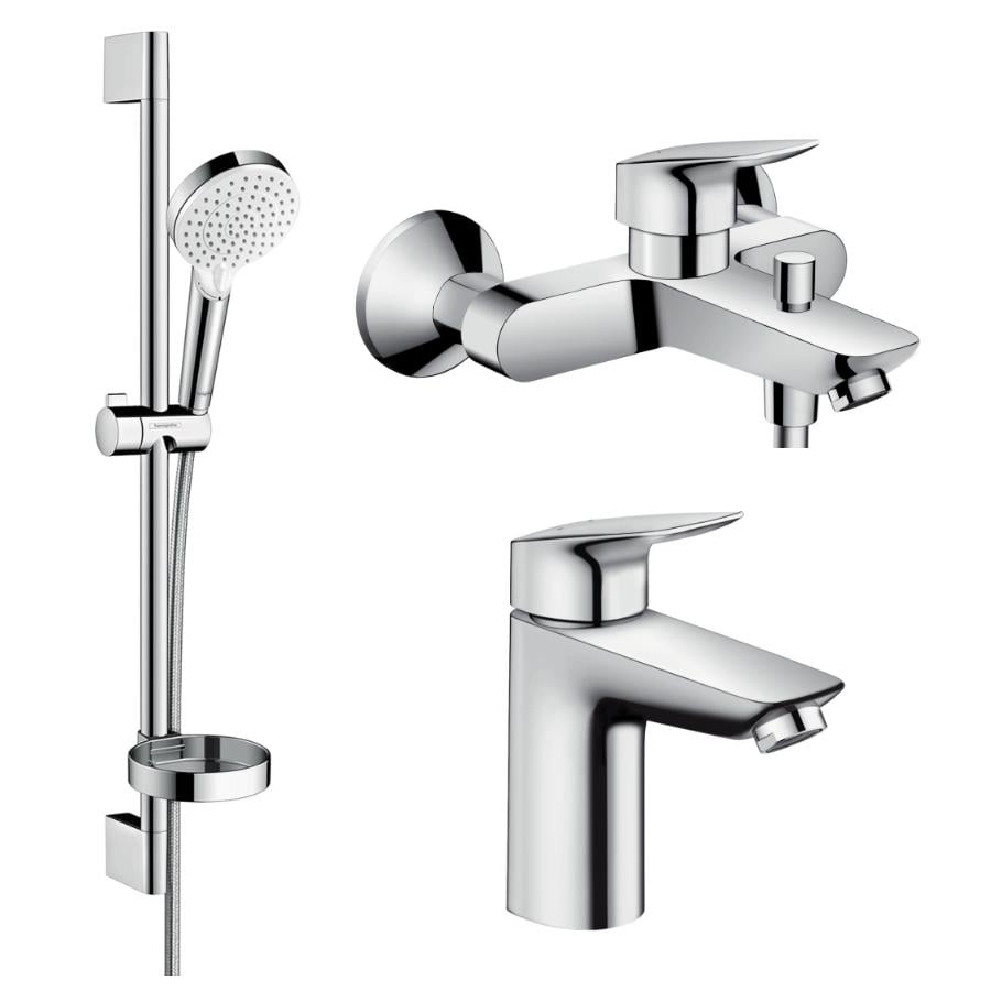 ᐉ Смесители для ванны Hansgrohe Logis 71100000/71400000/26553400 3 шт ...