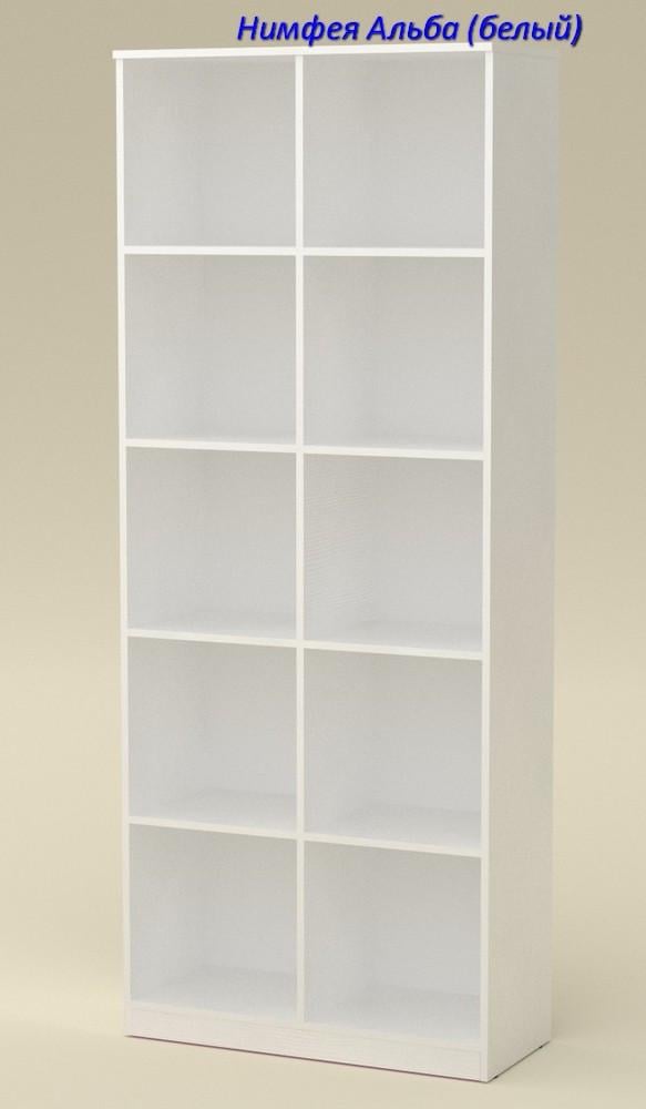 ᐉ Шафа для офіса Компаніт КШ 2 книжкова Німфея альба Білий • Краща ціна в Києві Україні