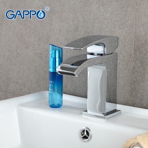 ᐉ Смеситель для умывальника Gappo Jacob G1007-1 Хром • Купить в Киеве, Украине • Лучшая цена в ...
