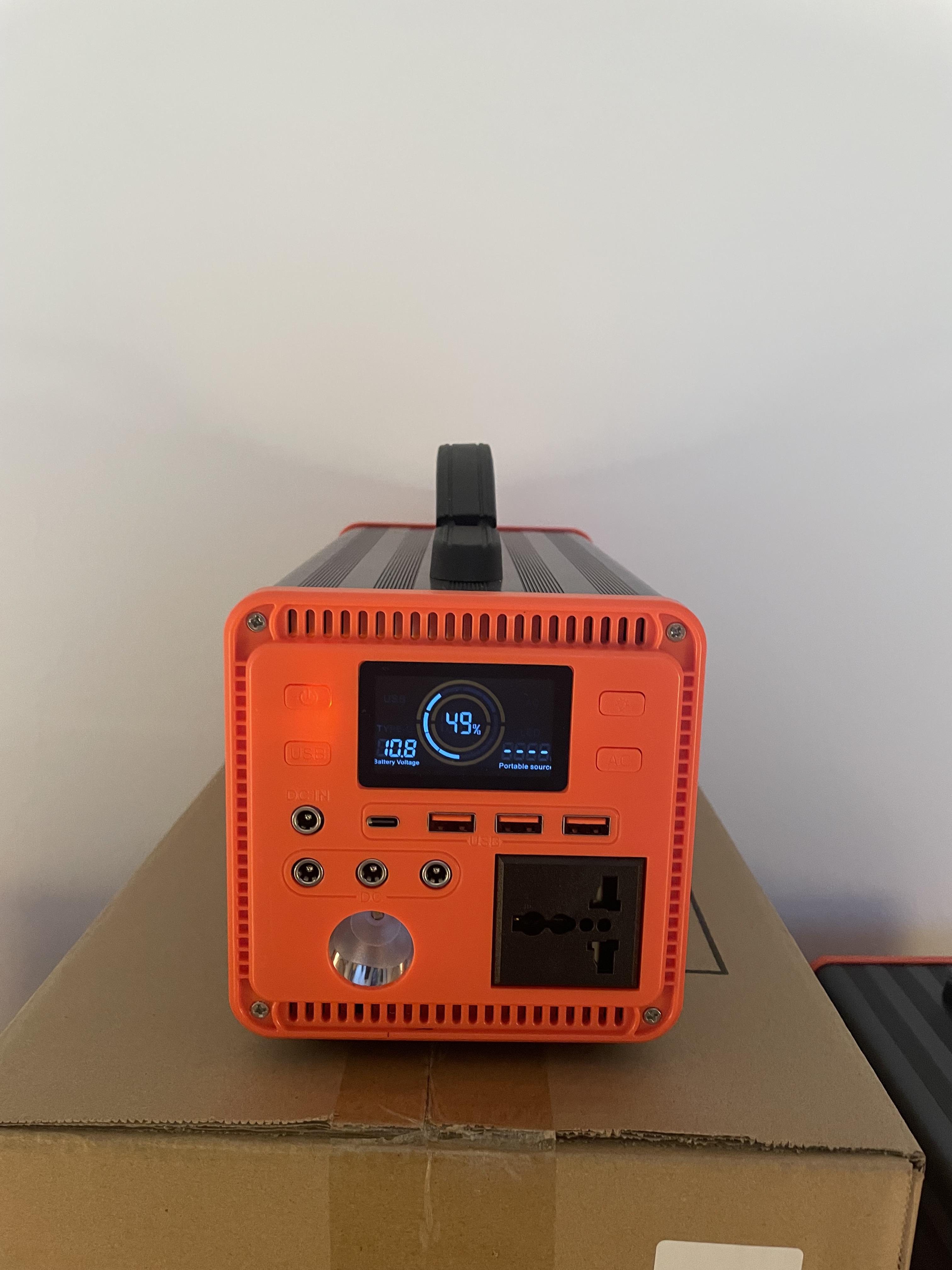 ᐉ Зарядная станция 100Wh 300W чистая синусоида Type-C с фонарем (ES02-M ...