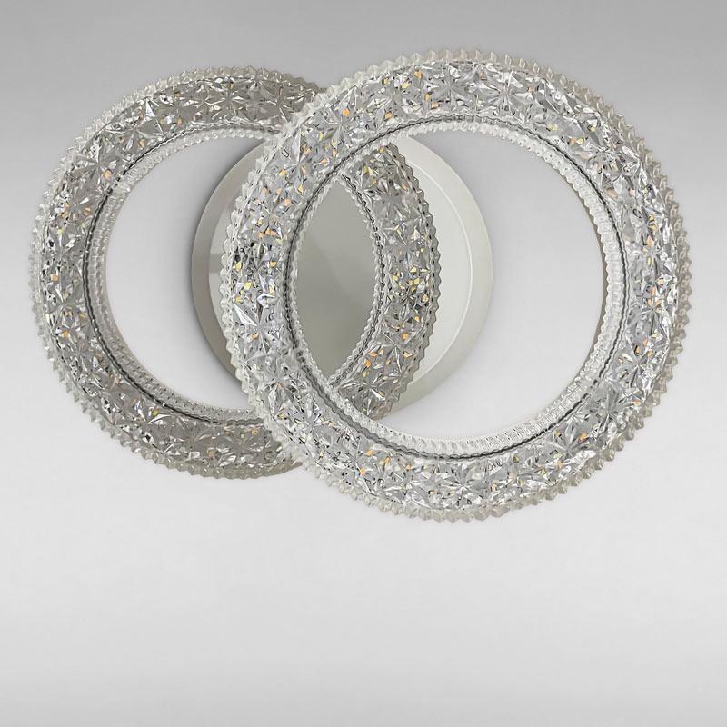 Лютий стельовий LED без пульта Light House SC-18197/2C 40W+8W Ф260х140 ...