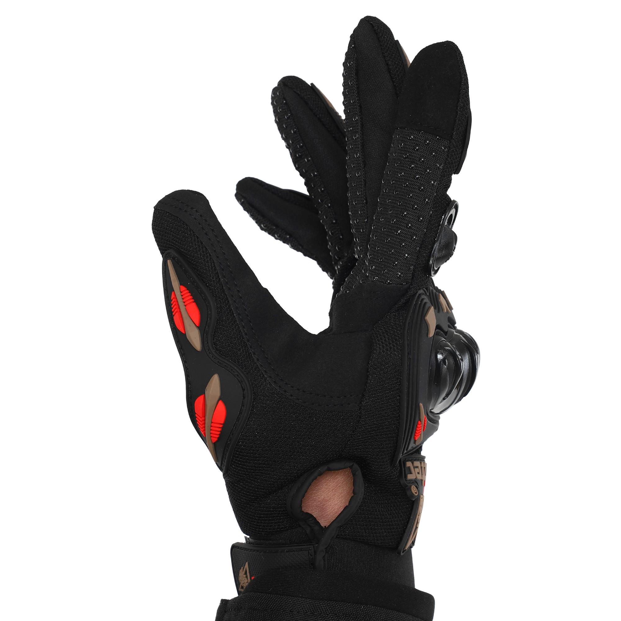 ᐉ Моторукавиці RACING BIKER SC-04 L Чорно-червоний • Краща ціна в Києві ...