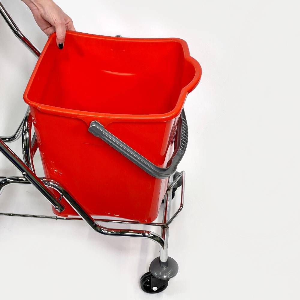 ᐉ Візок на колесах для прибирання на 2 відра з віджимом 25 л (MPA101) • Краща ціна в Києві ...